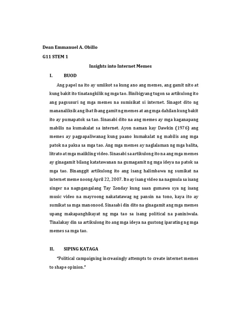 RRL Sa Komunikasyon | PDF