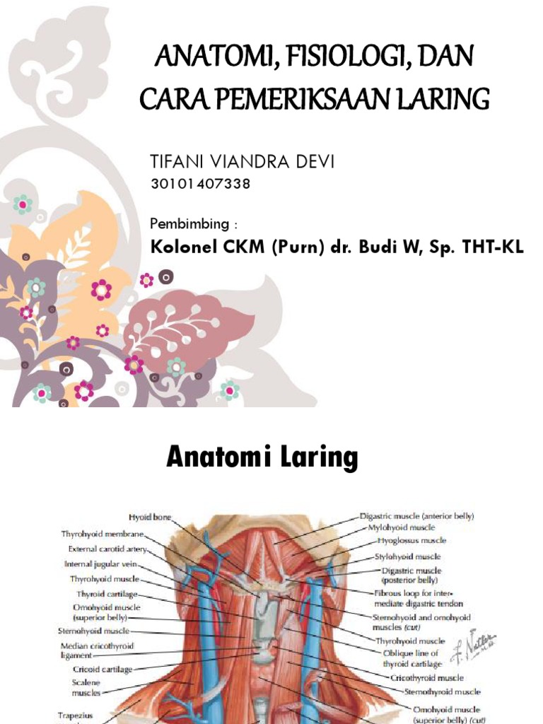 Salin Anatomi Laring | PDF