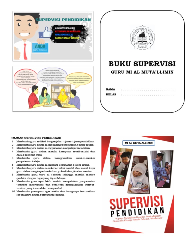 Cover Buku Supervisi Guru | PDF