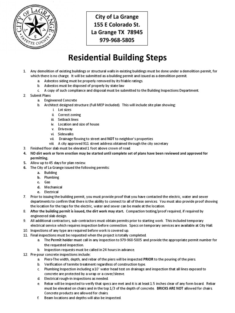 Residential Building Steps 1.17 | PDF | Drywall | Wall