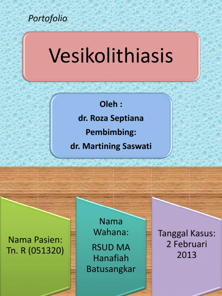 Slide Vesikolithiasis | PDF