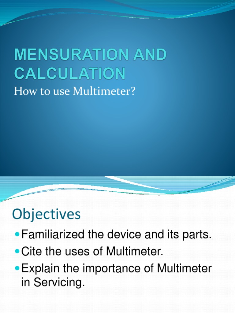 How To Use Vom | Download Free PDF | Resistor | Voltage