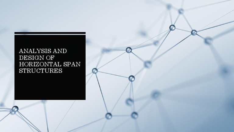 Horizontal Span Structures | PDF