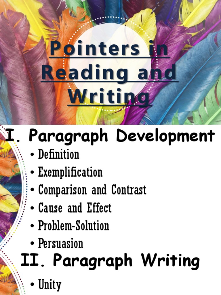 Pointers in Reading and Writing | PDF