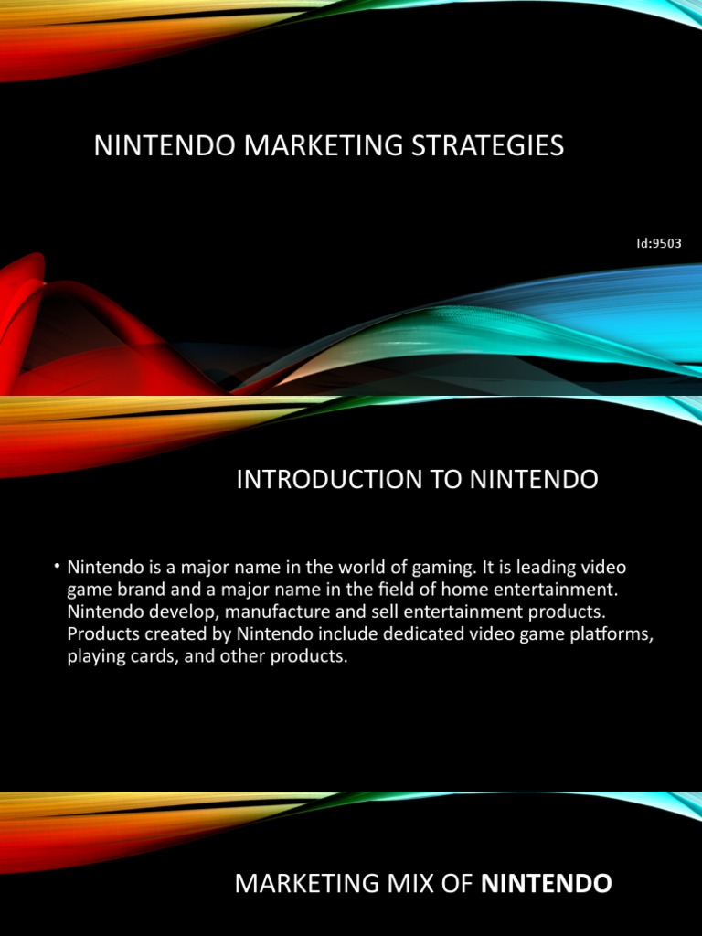 Nintendo Marketing Strategies | PDF | Nintendo | Video Games