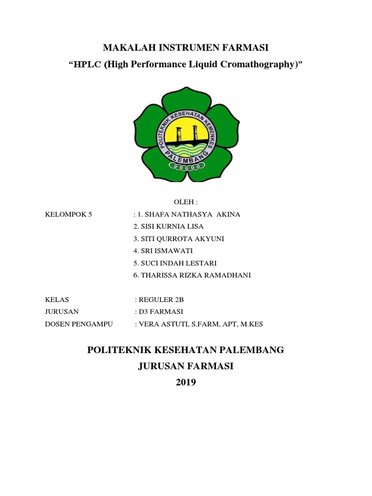 HPLC: Instrumen Kunci Farmasi | PDF