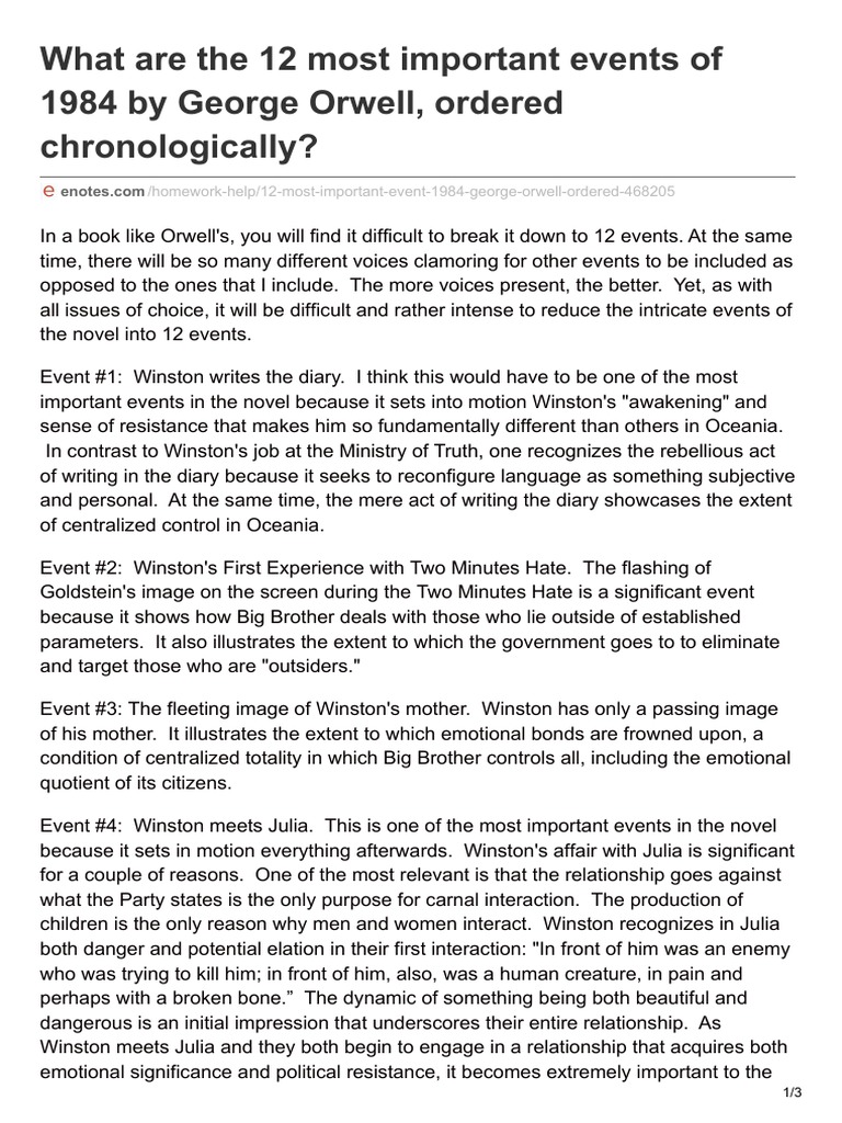 12 Most Important Events of 1984 PPPPPP | PDF