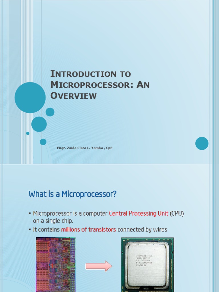 Introduction To Microprocessor | PDF