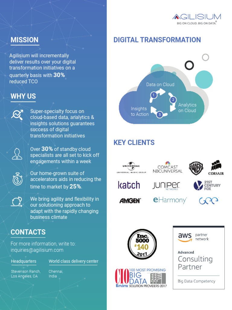Agilisium Fact Sheet | PDF
