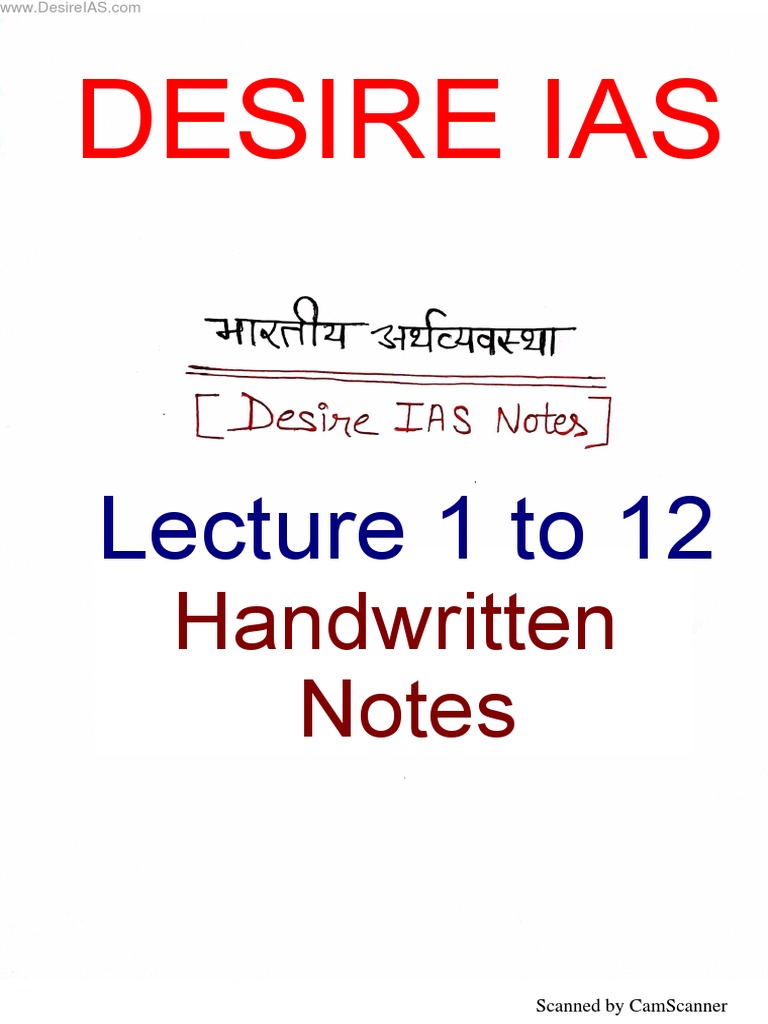Desire IAS Economic Handwritten Notes | PDF | Alphabet Inc. | Business