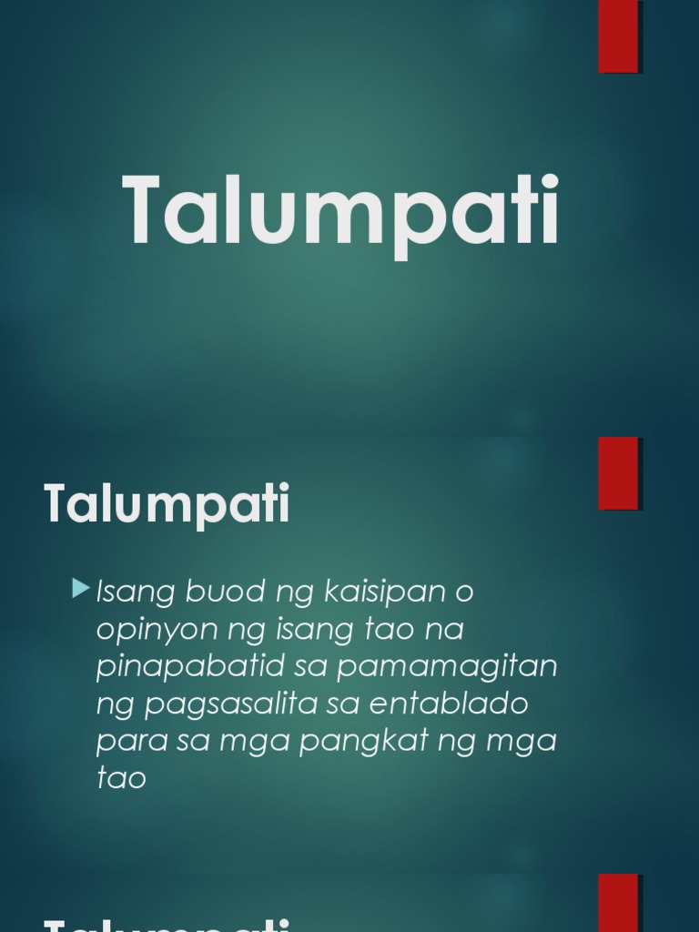 TALUMPATI | PDF