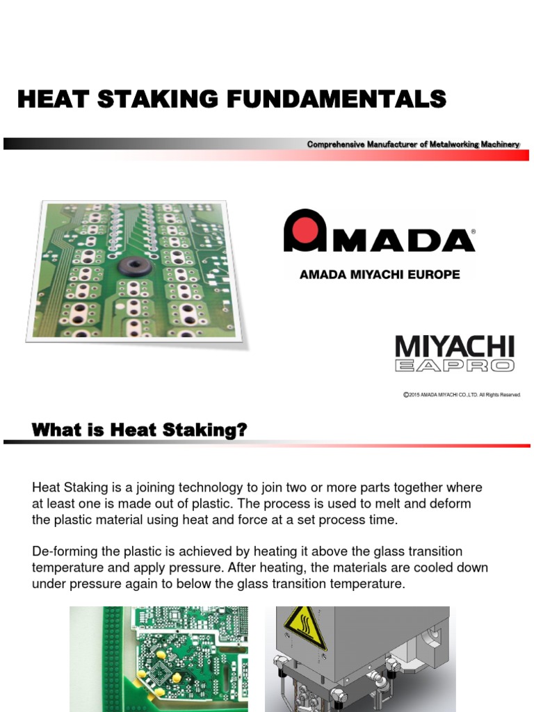 AMYE Heat Stake Technical Document 03-2016 PDF | PDF | Plastic ...