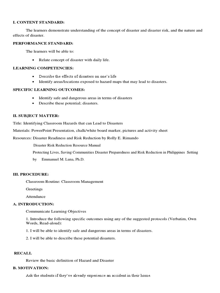 Hazard Map | PDF | Hazards | Risk