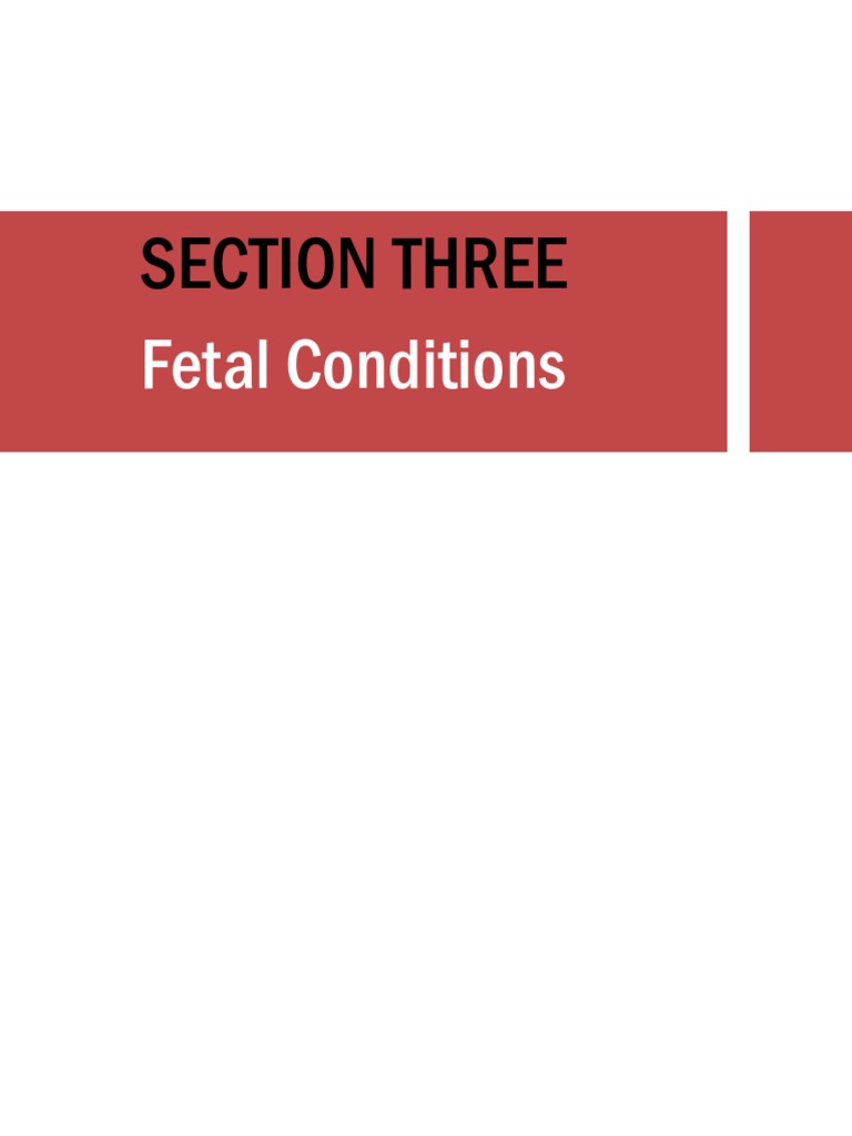 Fetal Conditions Screening: Biochemical Tests for Detecting ...