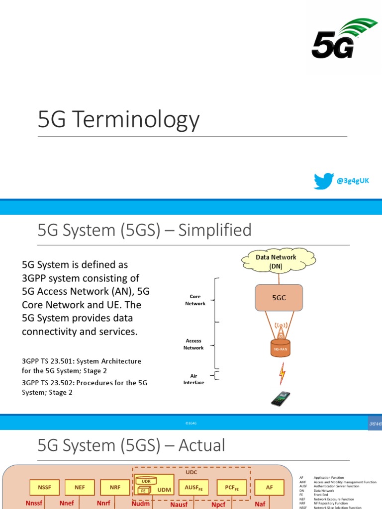 5G Terminology | PDF | Computer Network | Information And Communications Technology