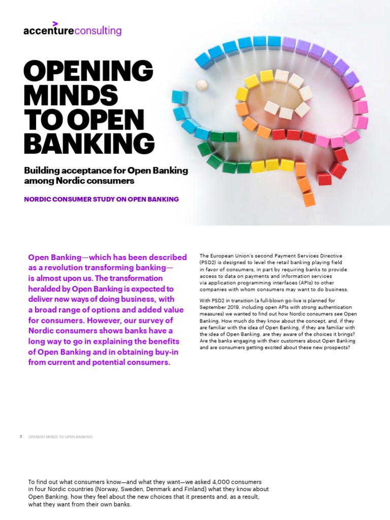 Accenture Nordic Consumer Study Open Banking | PDF | Online Shopping ...