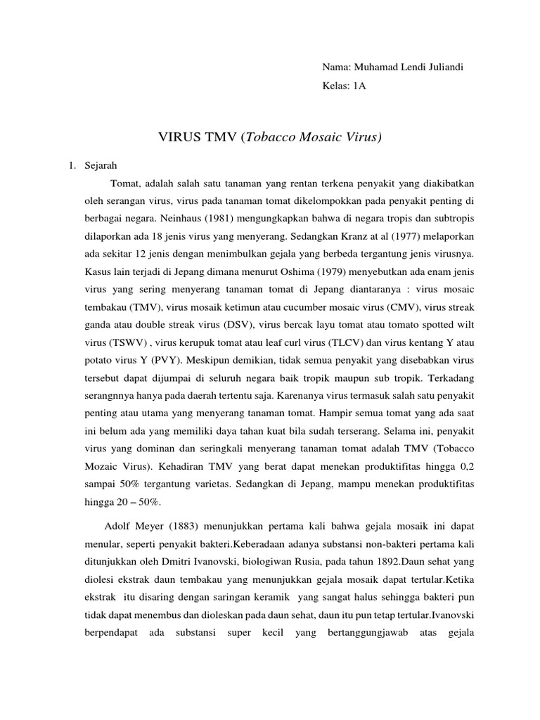 Virus TMV | PDF