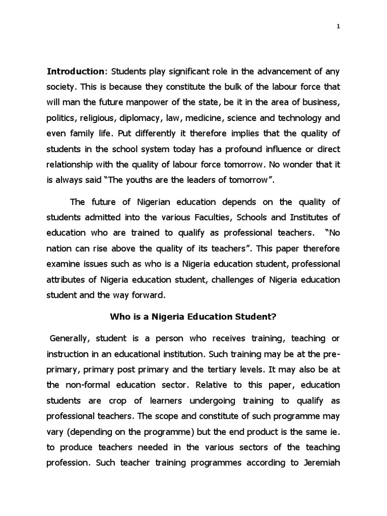 Dr. Jeremiah Samuel | PDF | Teacher Education | University And College ...