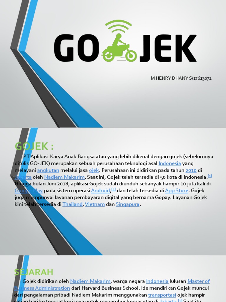Gojek PPT Ku | PDF