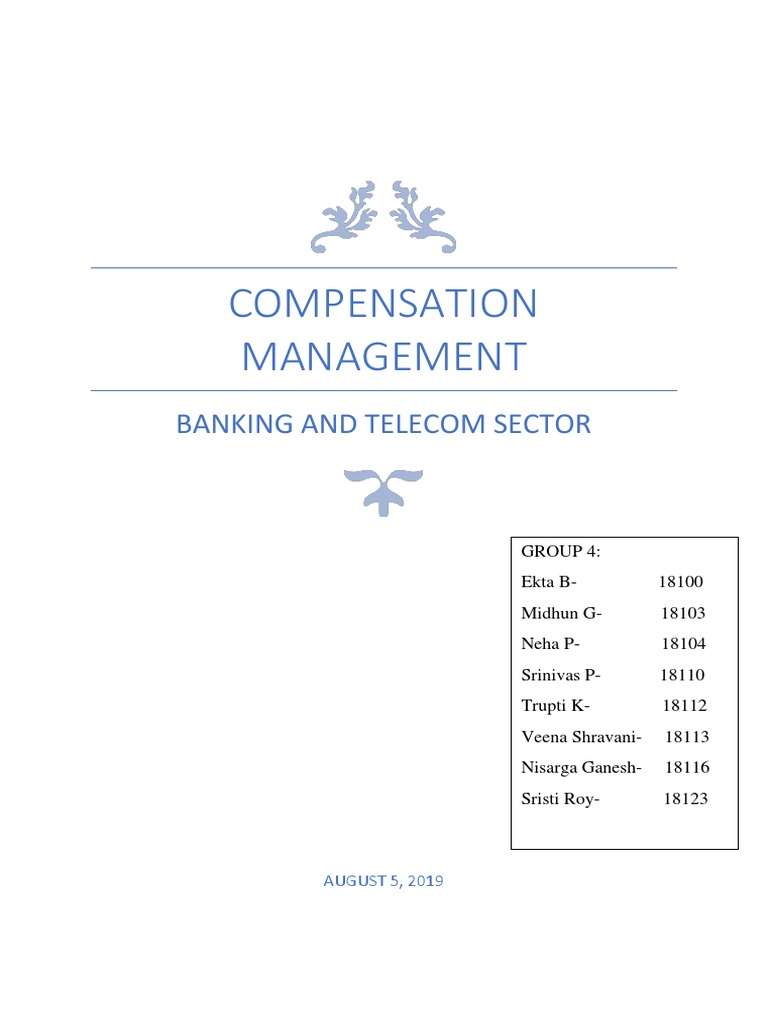 Compensation Management: Banking and Telecom Sector | PDF | Employee ...