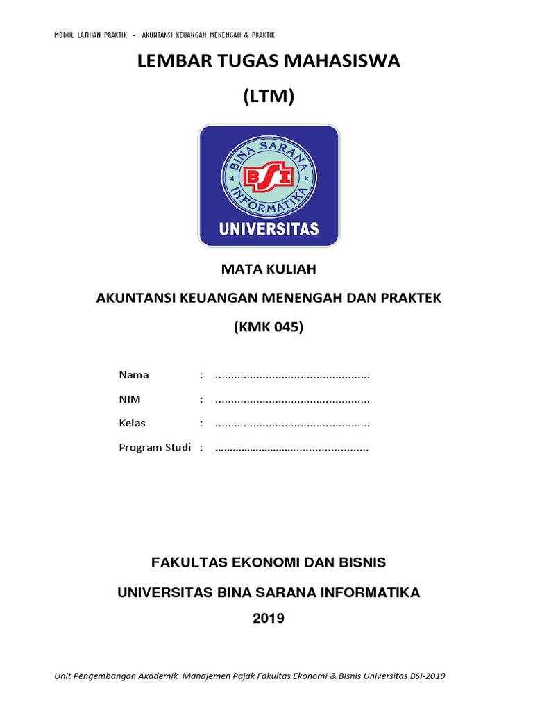 Modul Akuntansi Keuangan Menengah | PDF