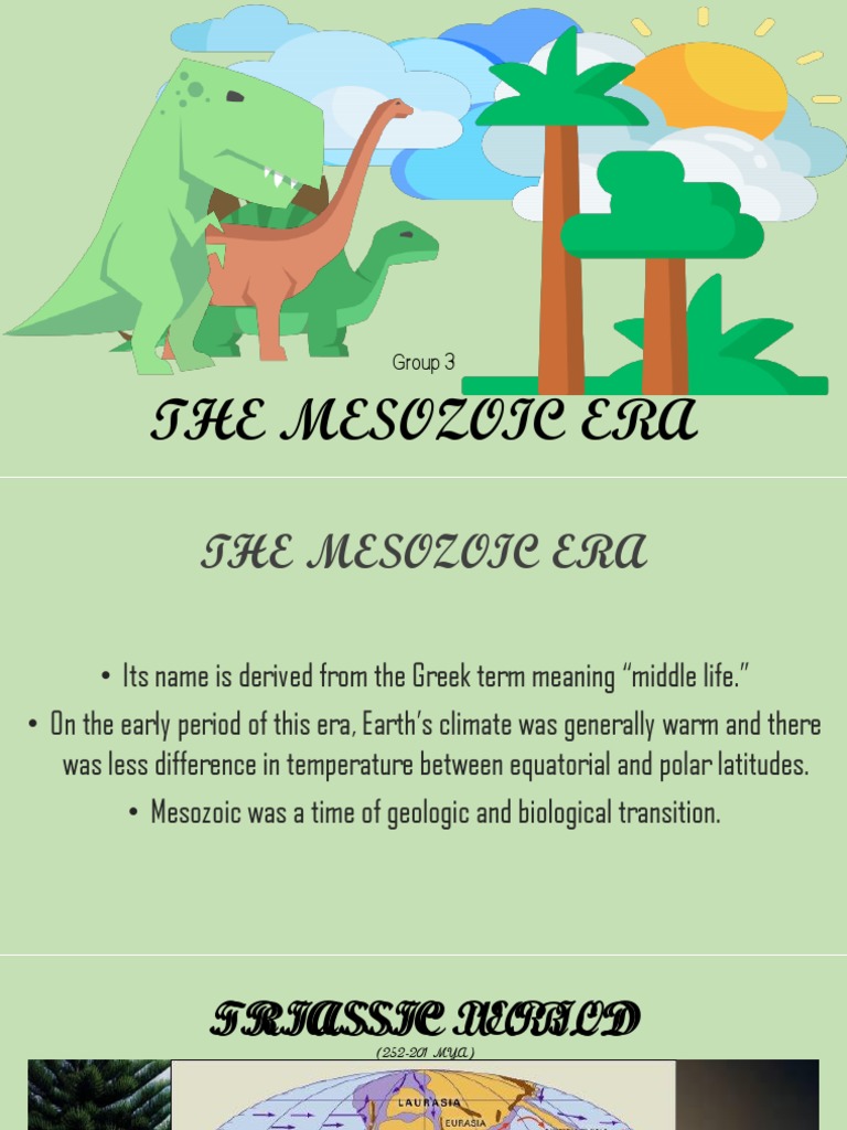 The Mesozoic Era | PDF | Earth Sciences | Geology
