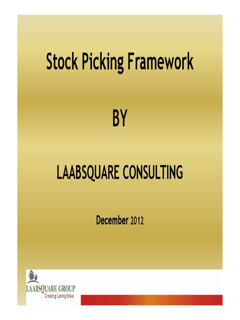 Stock Picking Framework | PDF | Value Investing | Investing