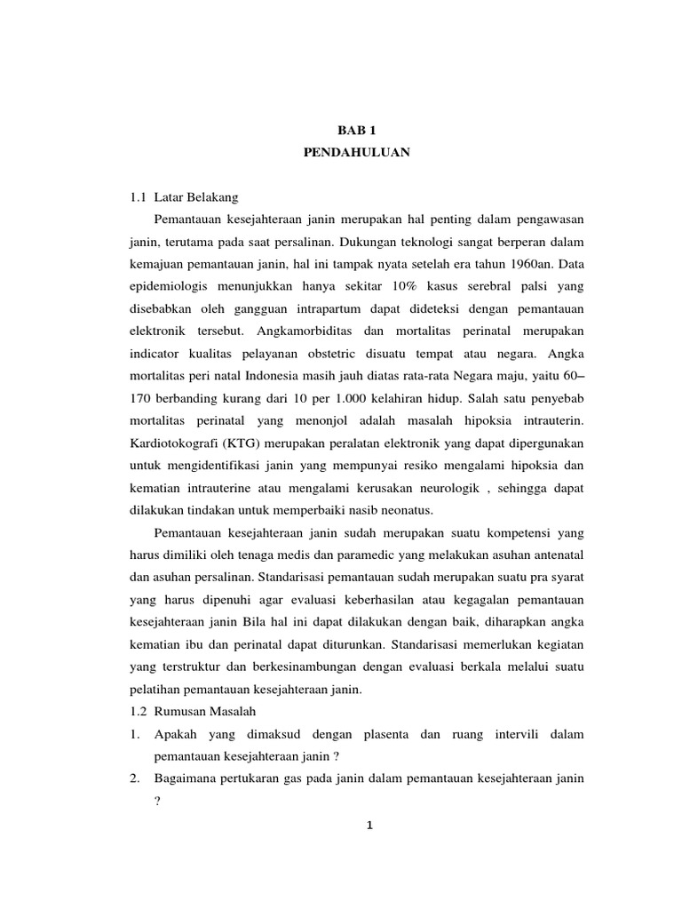 Bab 1-3 Fiks | PDF | Kesehatan Holistik | Sains & Matematika