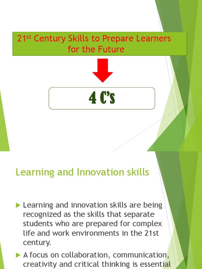21 Century Skills To Prepare Learners For The Future | PDF | Creativity ...