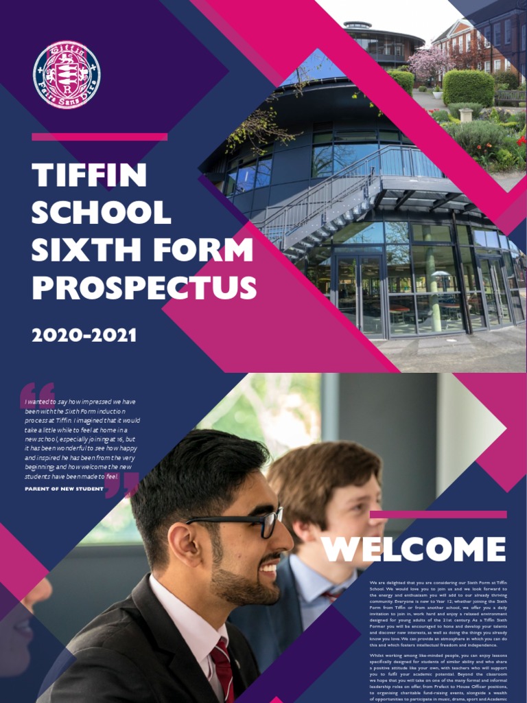 Tiffin School Sixth Form Overview | PDF | Schools | Teachers