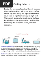 Blowhole Defect in Sand Casting | PDF | Casting (Metalworking) | Procedural Knowledge
