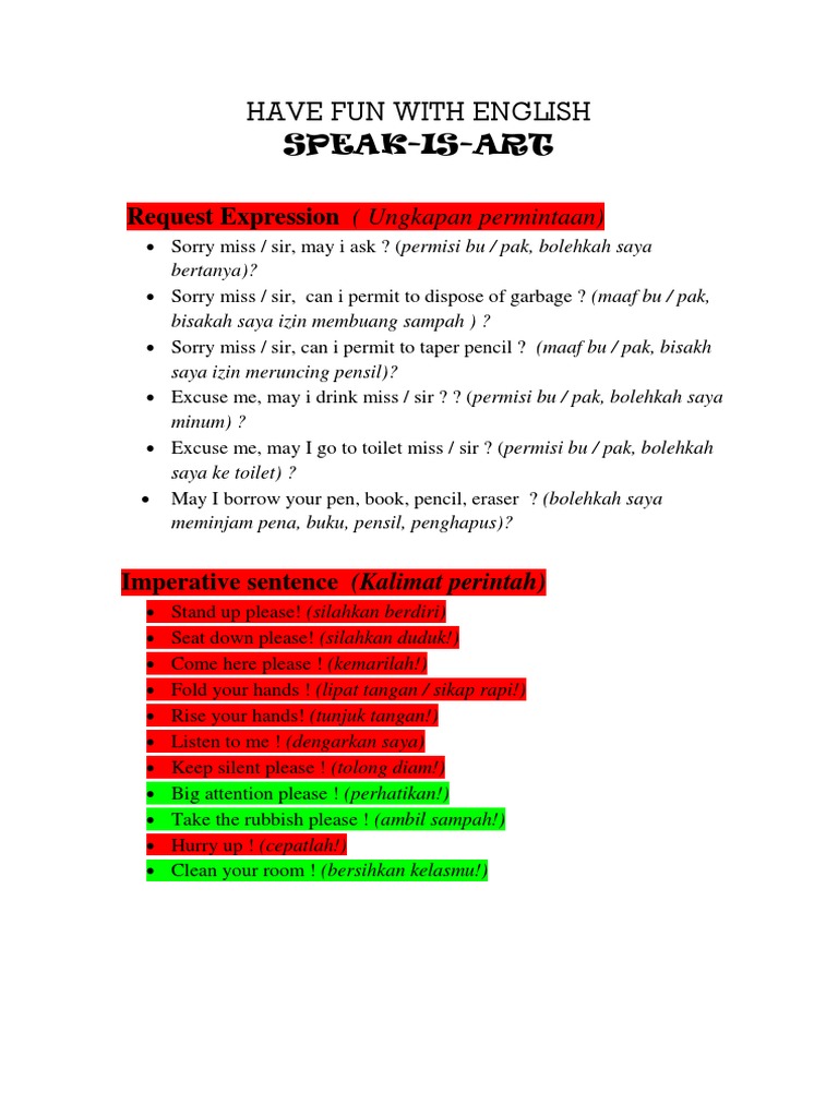 Have Fun With English | PDF