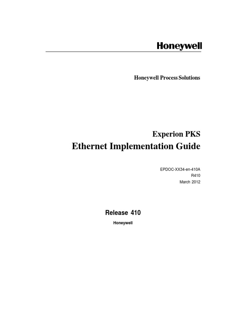 Ethernet Implementation Guide EPDOC XX34 en 410 | PDF | Computer ...