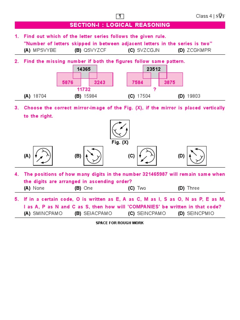 Class4 IMO Level2 2012 | PDF | Discrete Mathematics | Mathematical Concepts