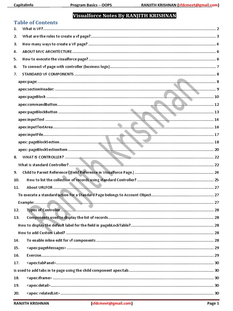 Visualforce Part 1 Pdf Html Element Boolean Data Type