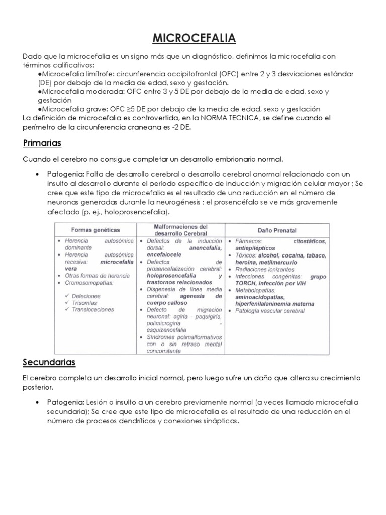 Microcefalia y Macrocefalia en Niños | PDF | Fluido cerebroespinal | Meningitis