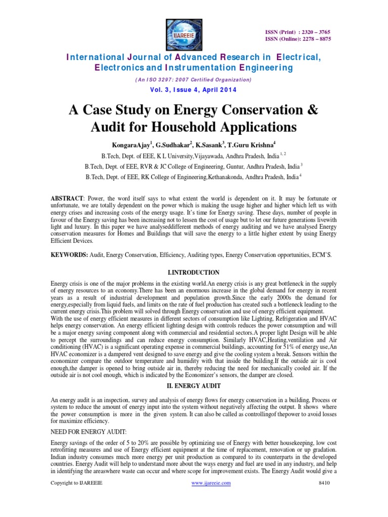 Case Study Sample | PDF | Efficient Energy Use | Hvac