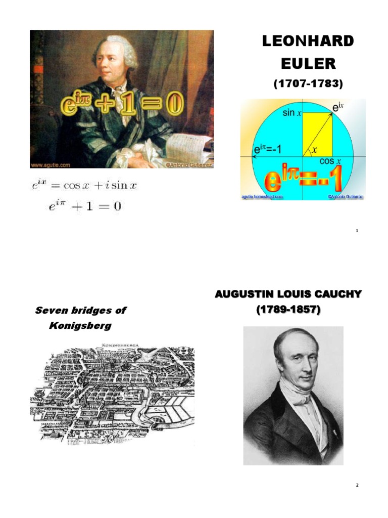 Math Report 18th Century | PDF | Leonhard Euler | Teaching Mathematics