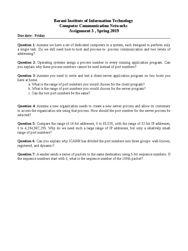CCN Assignment 3 | PDF | Career & Growth | Computers