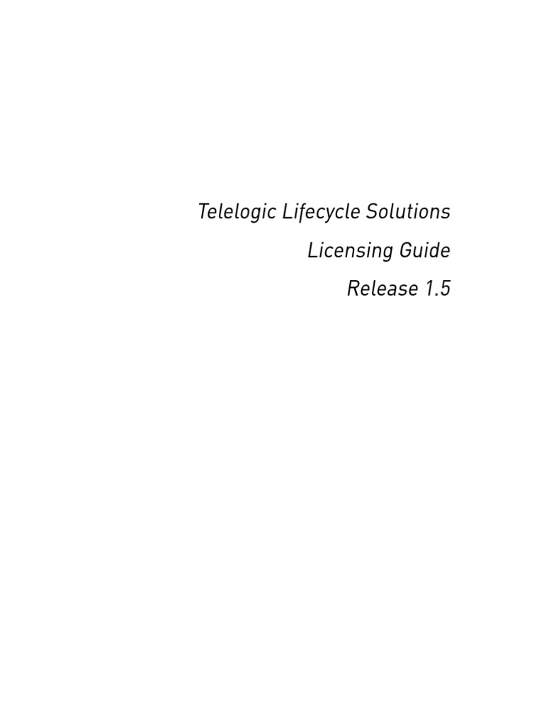 Telelogic Licensing Guide 1.5 PDF | PDF | Windows Registry | Port ...