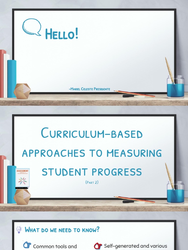 Curriculum Based Assessment Part 2 | PDF | Educational Assessment ...