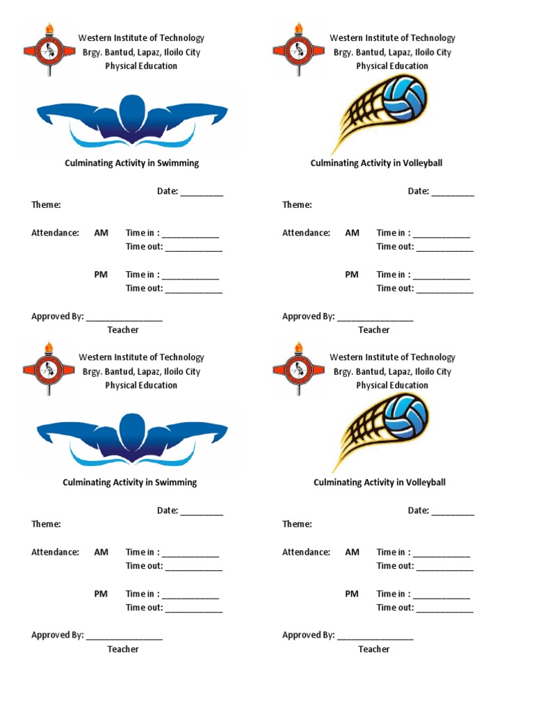 Physical Education Culminating Activities | PDF | Career & Growth