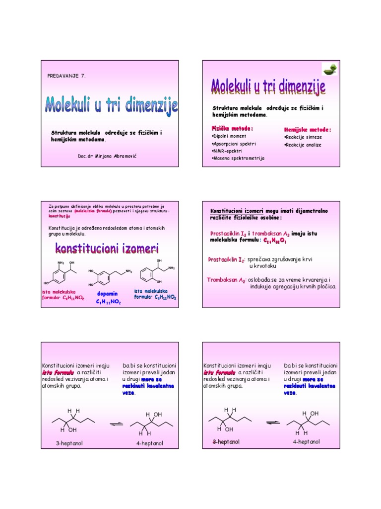 Molekuli U Tri Dimenzije | PDF