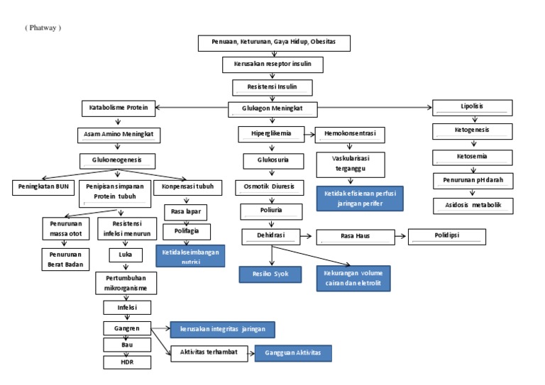 Pathway Diabetes Melitus dan Obesitas | PDF | Sains & Matematika | Gaya ...