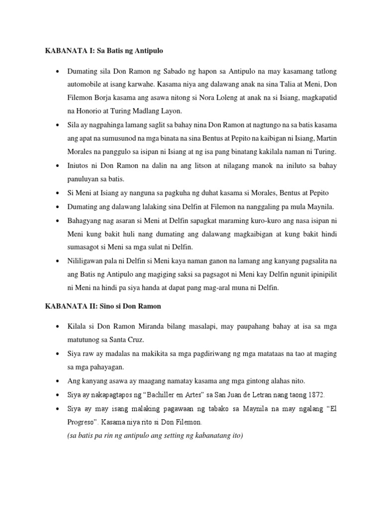 Kabanata 1 3 | PDF