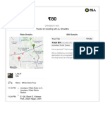 Ola Cab Invoice Template | PDF | Invoice | Payments