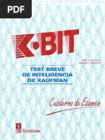 K-BIT Cuaderno de Examen | PDF