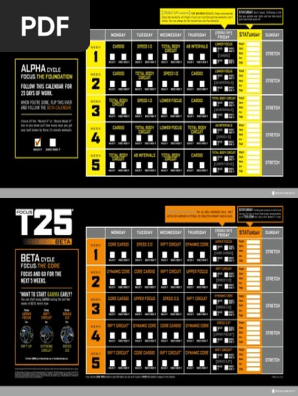 Focus T25 Beta Schedule