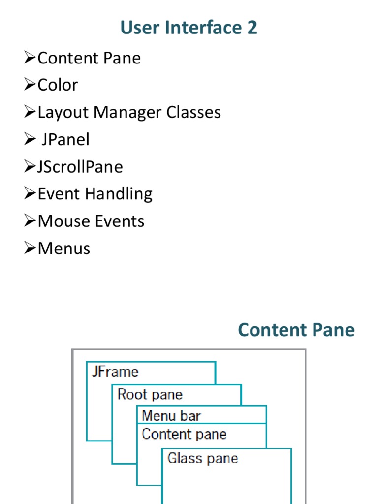 Java Ui Presentation Pdf