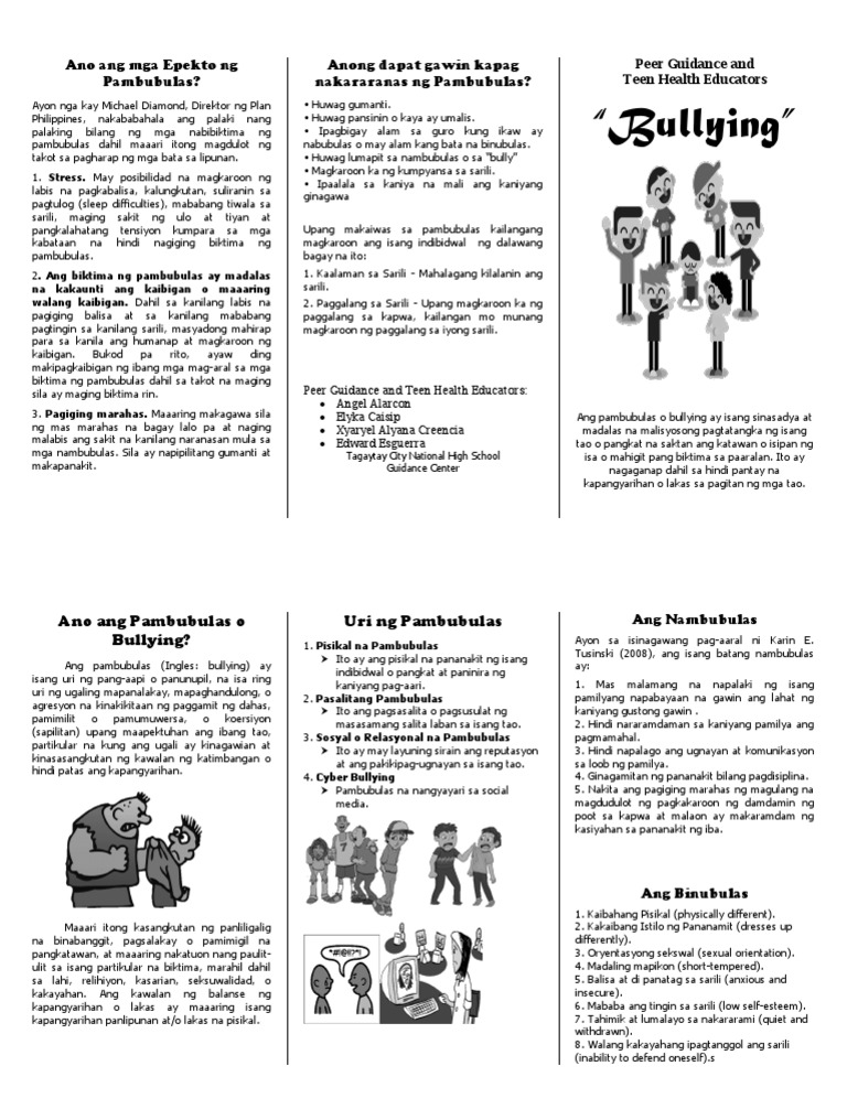 Bullying Brochure | PDF